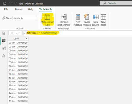 Working with Dates in Power BI – Davoy.tech